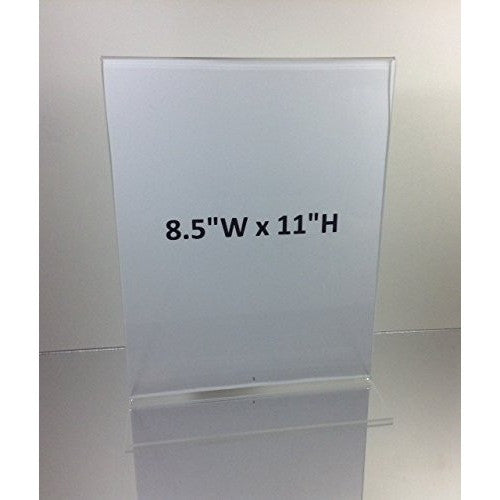 Bottom Load 8.5 x 11 Sign Holder