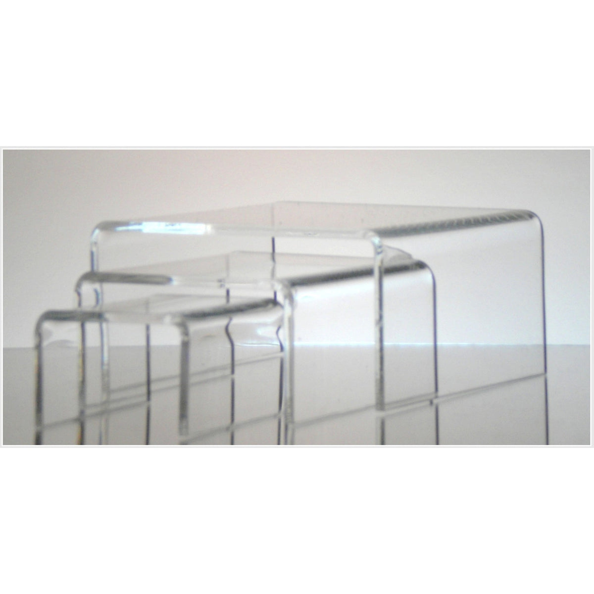 Small Acrylic 3-Piece Riser Display Set